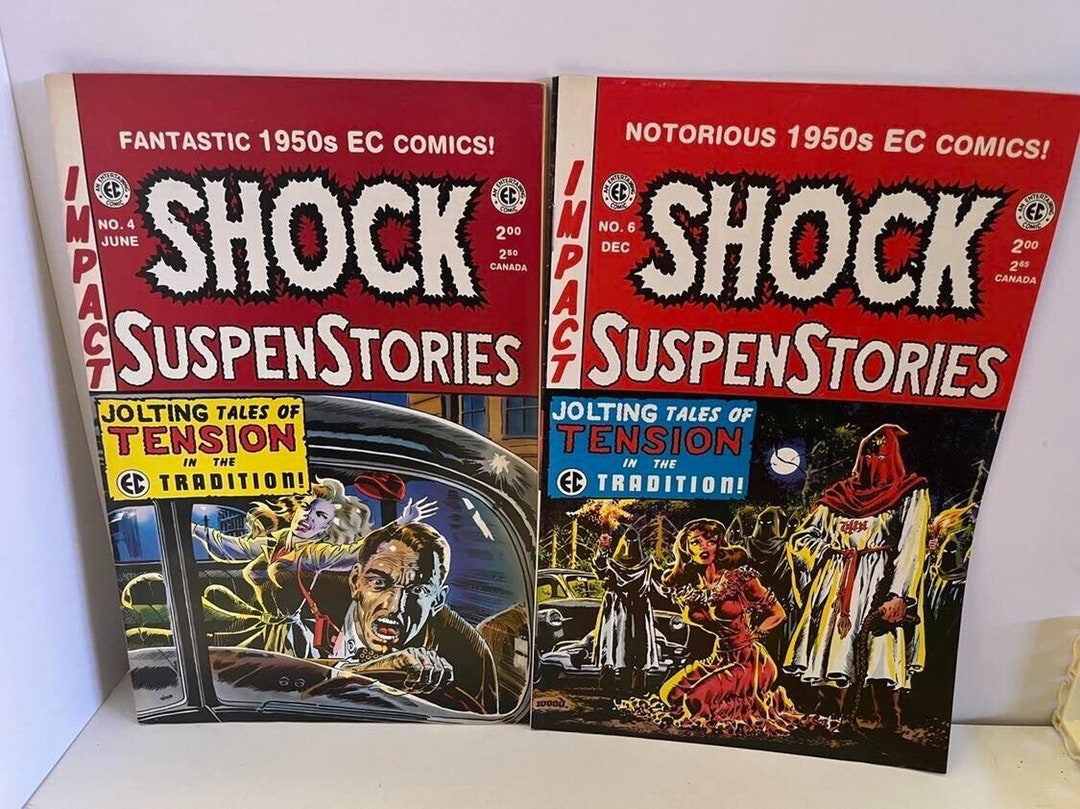 6 Weird Science Shock Comics 1950's Reprints Gladstone 1993 - Etsy