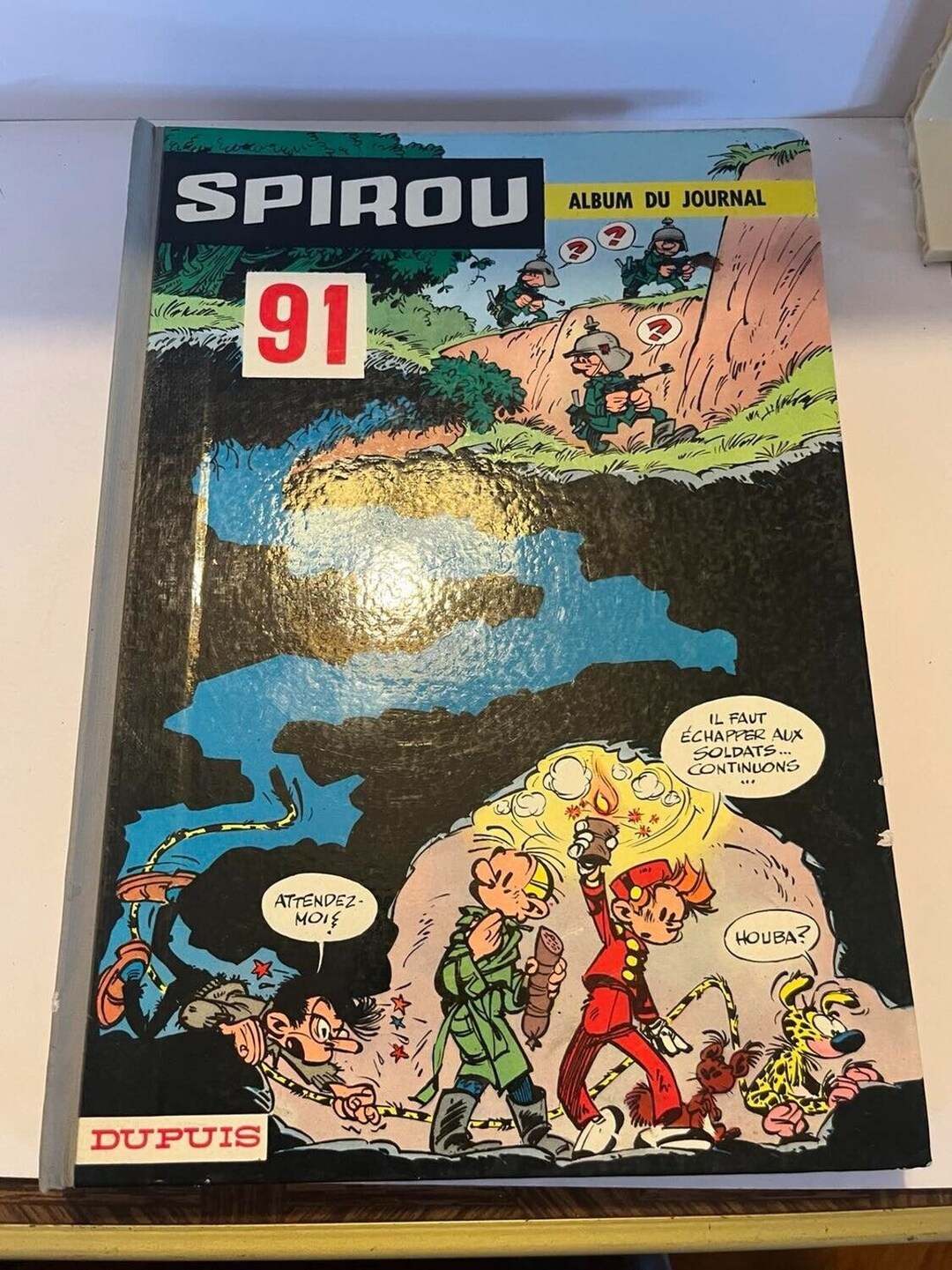 Vintage Dupuis Spirou Album Du Journal 91 Edition 1963 AS IS Early Smurfs - Etsy