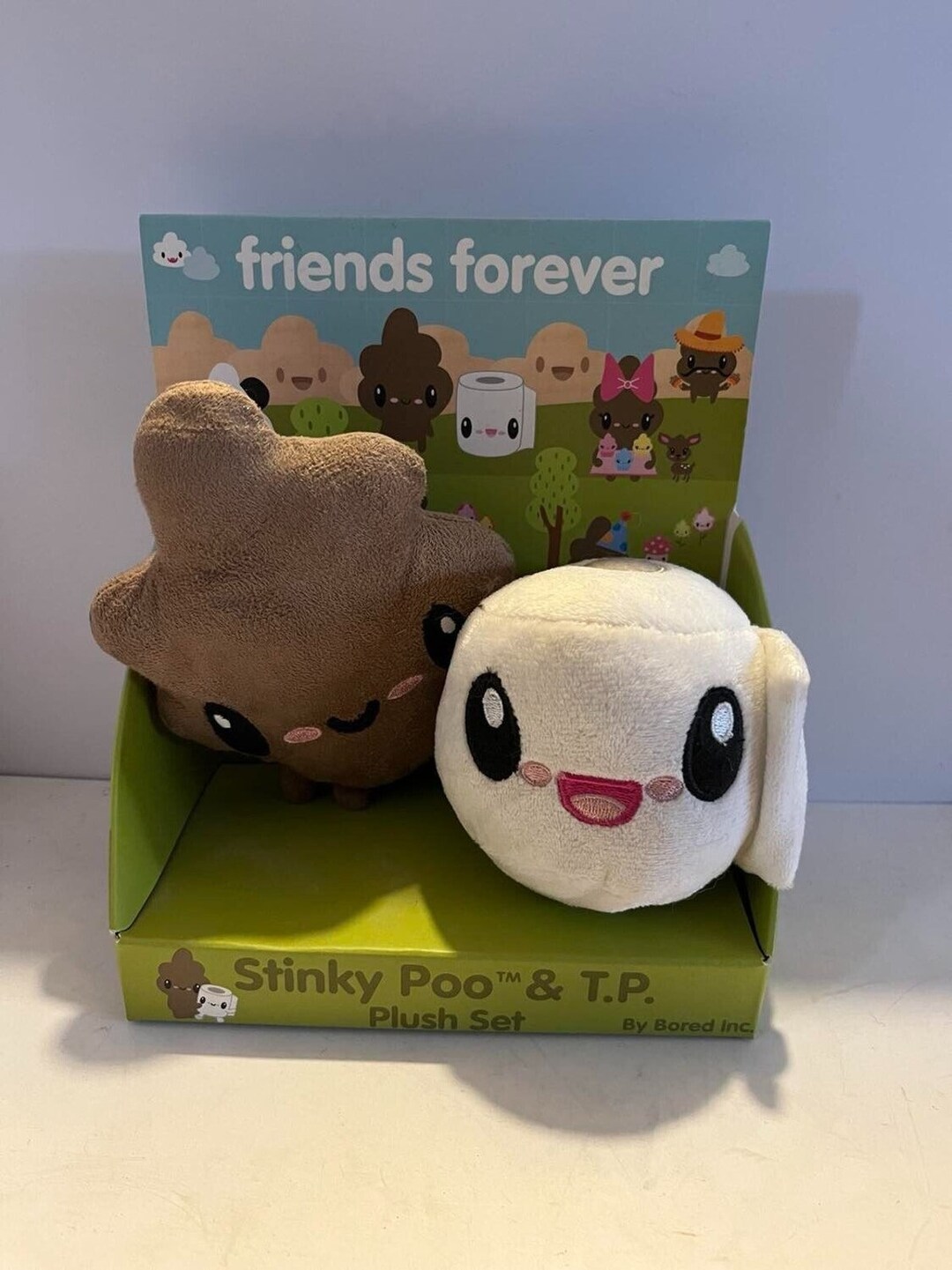 Stinky Poo & T.P. Plush Set Friends Forever by Bored Inc - Etsy