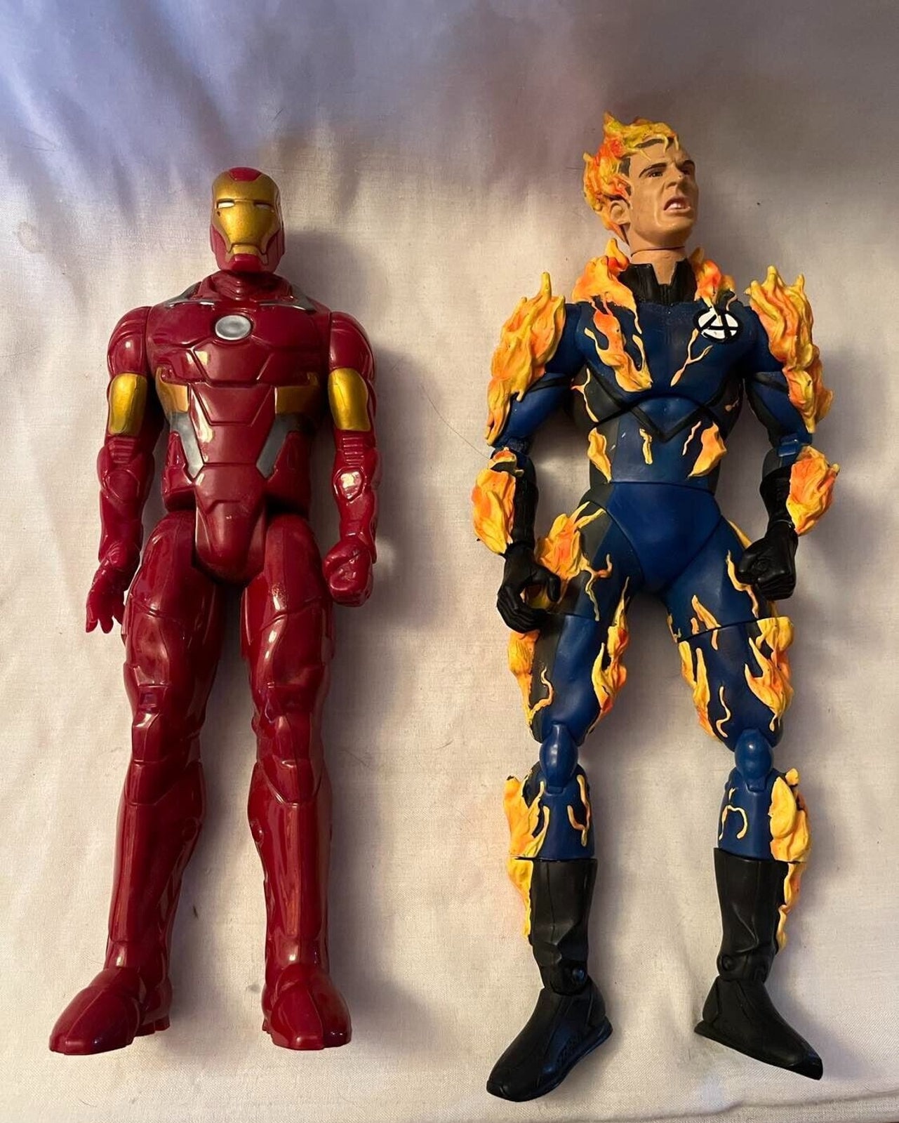 Human Torch Vs Iron Man