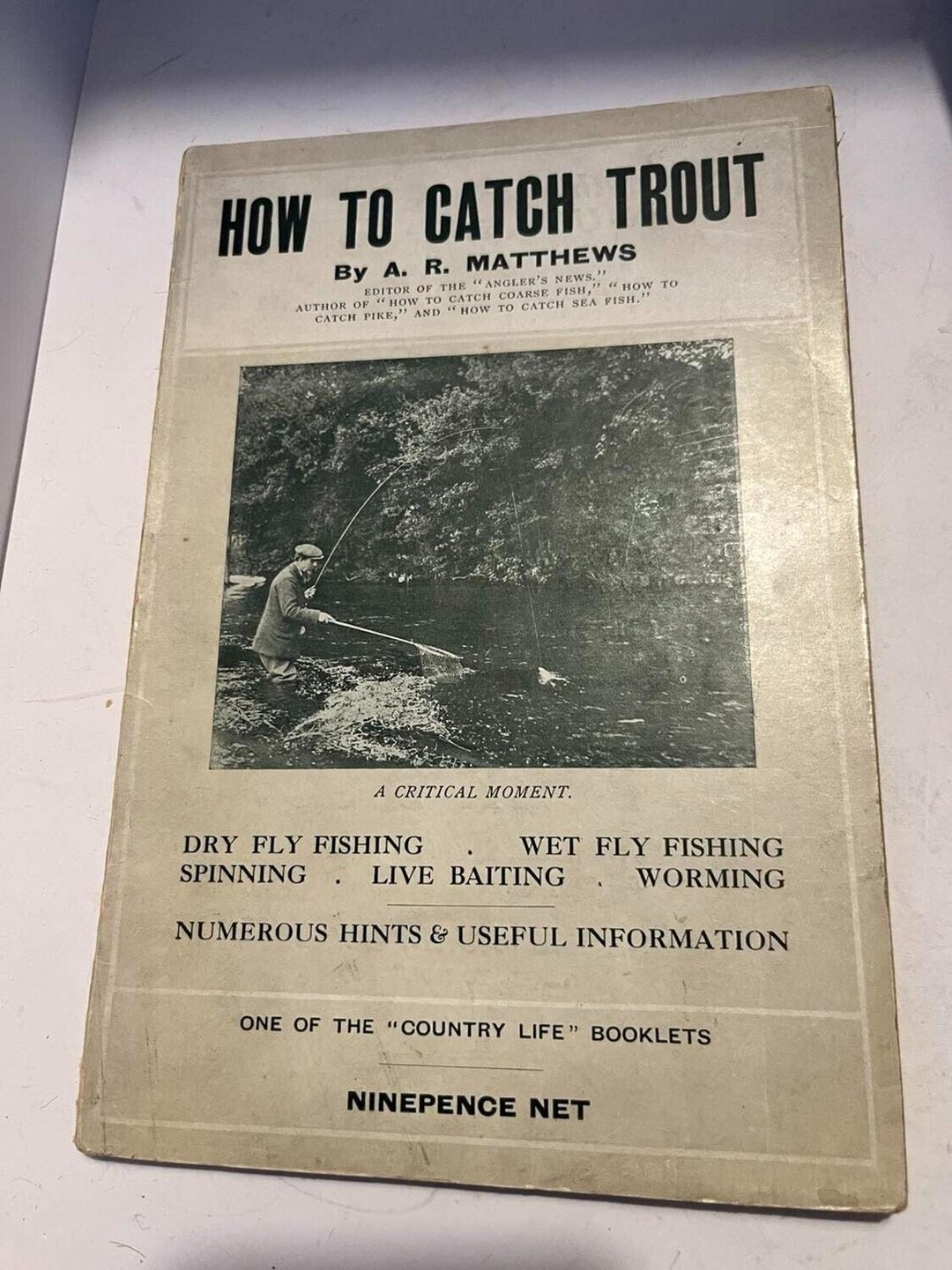 How to Catch Trout by A.R. Matthew 1922 RARE - Etsy