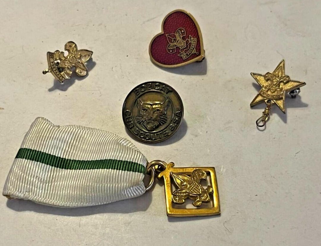 Lot of Vintage Boy Scout Pins 1 GF - Etsy