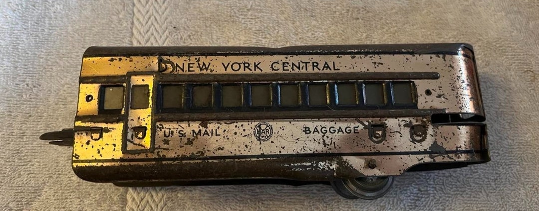 Marx Trains New York Central Copper Mercury U.S. Mail Baggage Car O ...