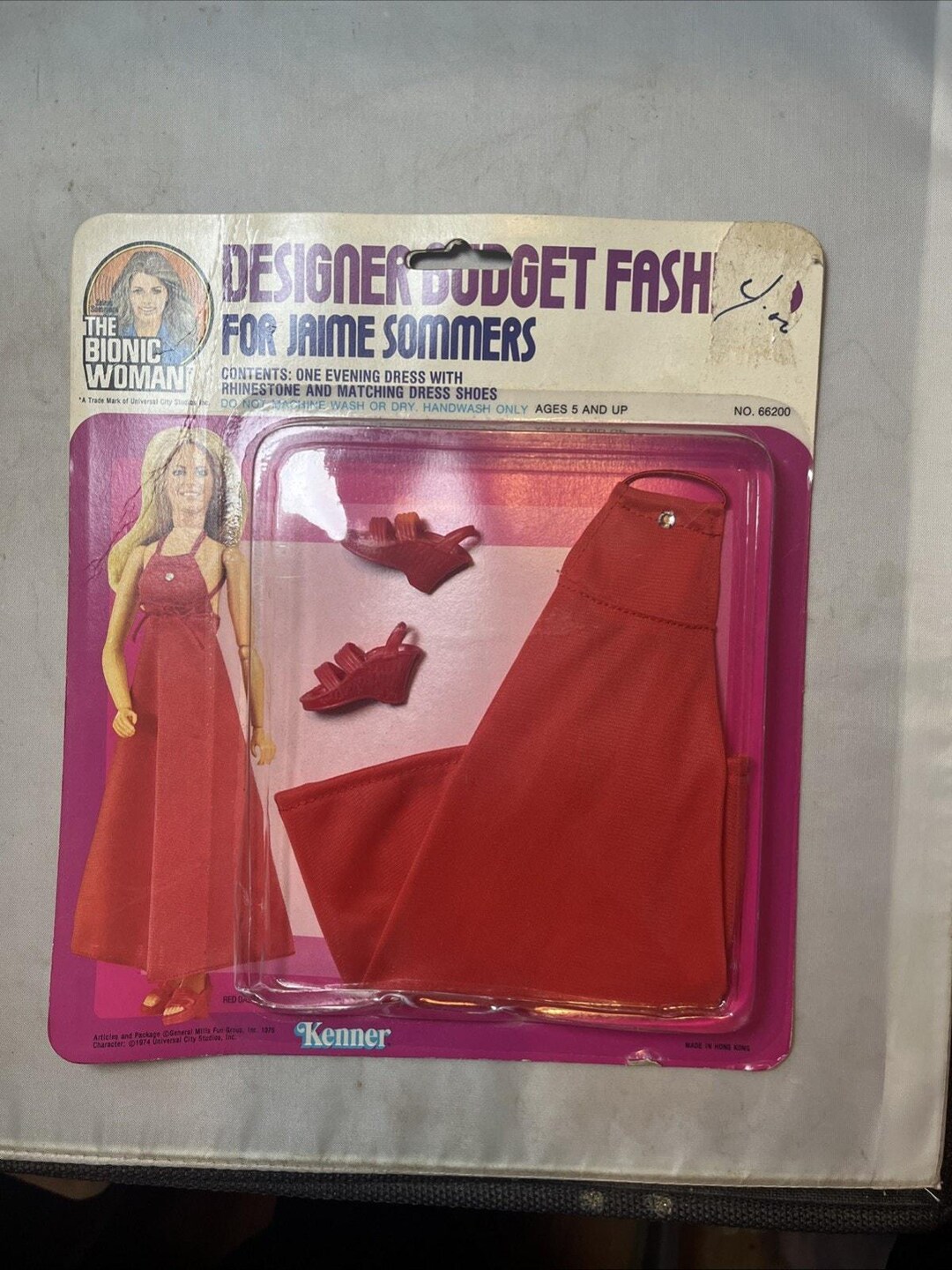 Vintage BIONIC WOMAN Designer Budget Fashions Lime Lite - New / Sealed ...