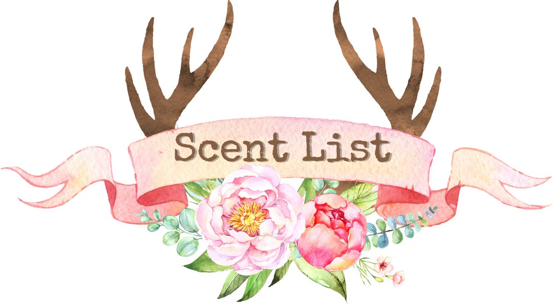 Candle Scent List: Reference Guide - Do Not Purchase - Etsy