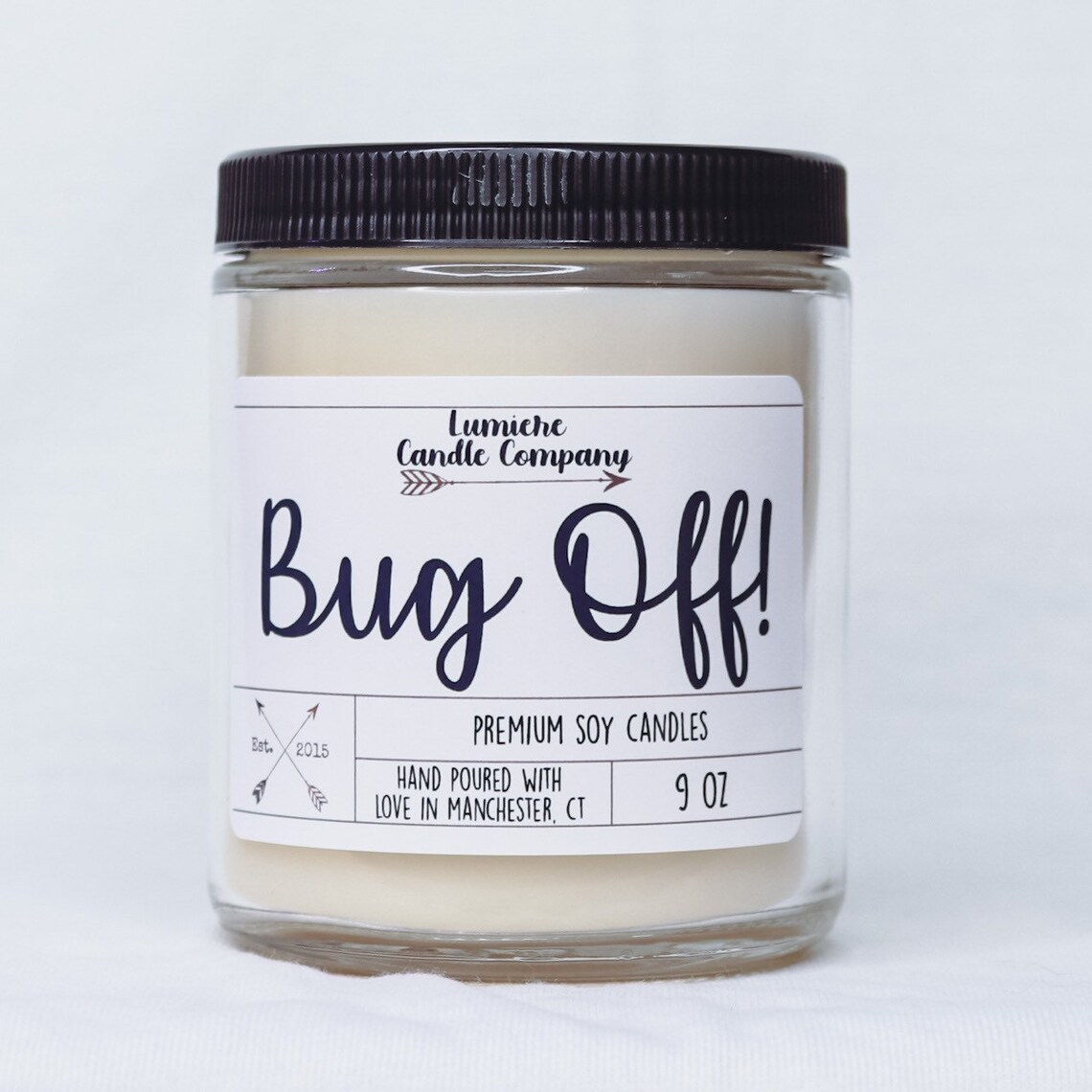 BUG OFF Scented Soy Candle Citronella Candle Bug Repellent - Etsy