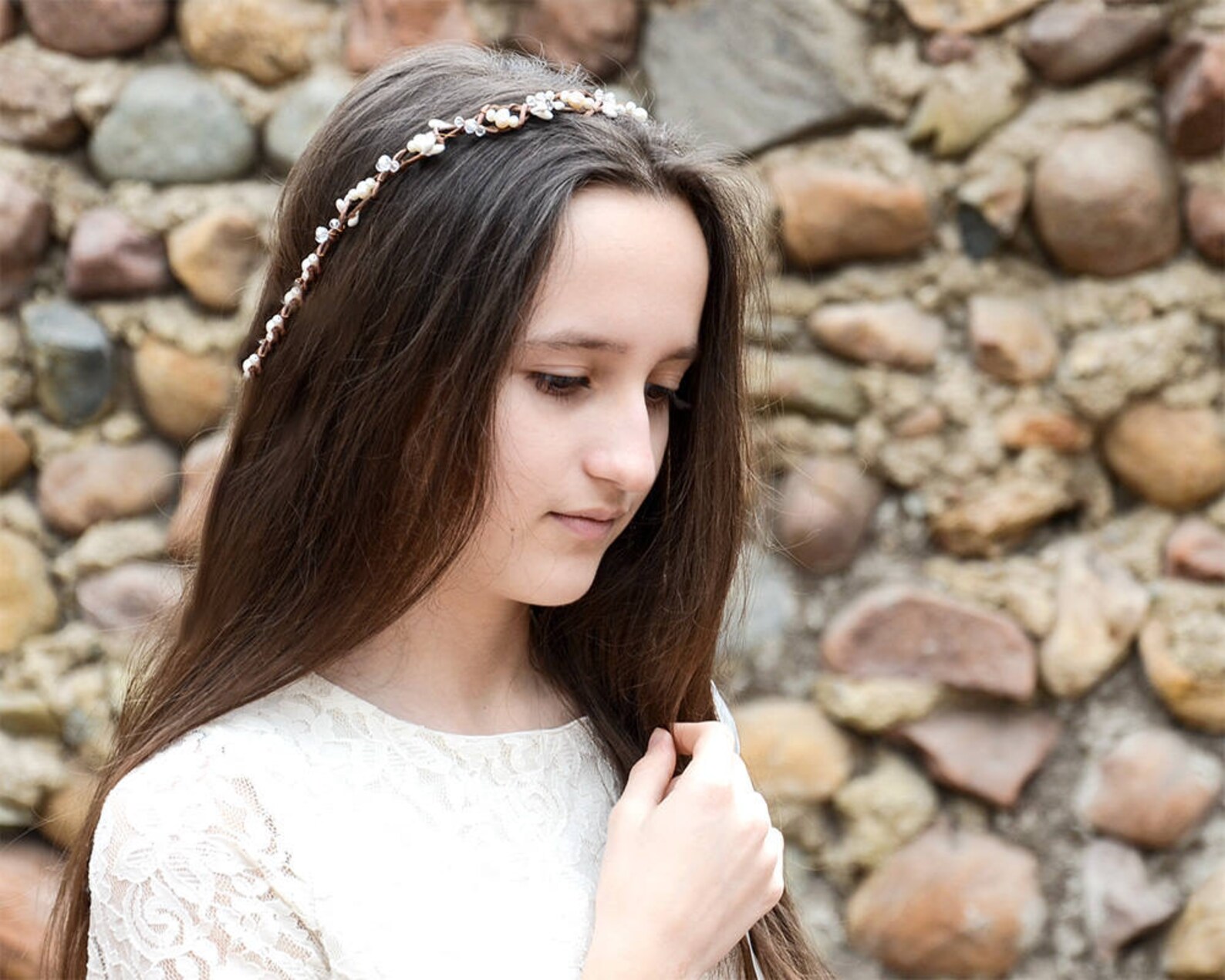 Hair Wreath Bridal Hair Wreath Flower Girl Wreath Bridal - Etsy