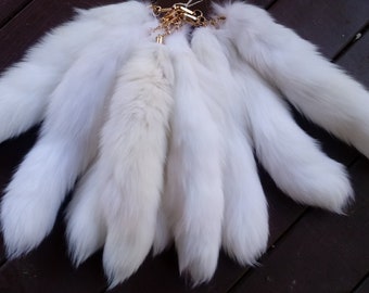 Arctic fox tail | Etsy