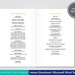 Wedding Rings Ceremony Program Template for Microsoft Word • Printable ...