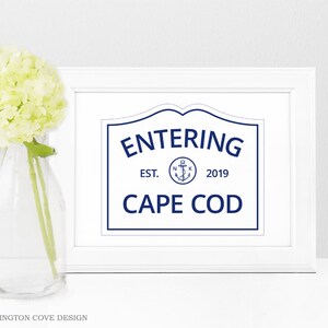Cape Cod Printable Table Signs • Cape MA Towns & Villages Road Signs ...