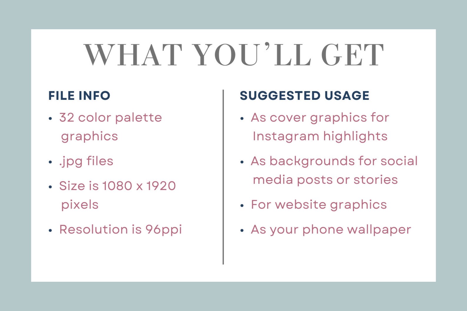 32 Muted Fall Color Palette Graphics for Instagram Highlight Covers ...