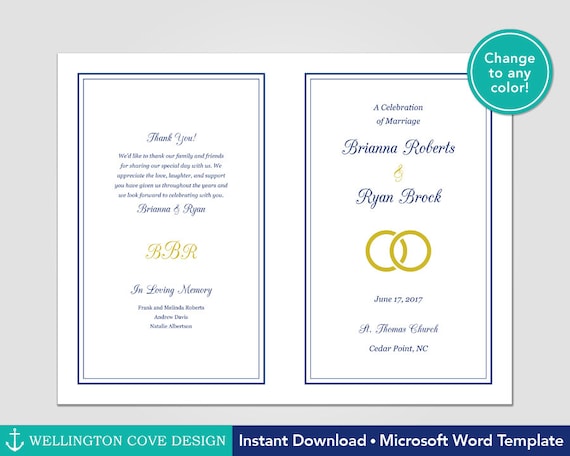 Plantillas De Boda Para Microsoft Word