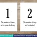 Wedding Fun Facts Table Numbers Editable Template for Microsoft Word ...