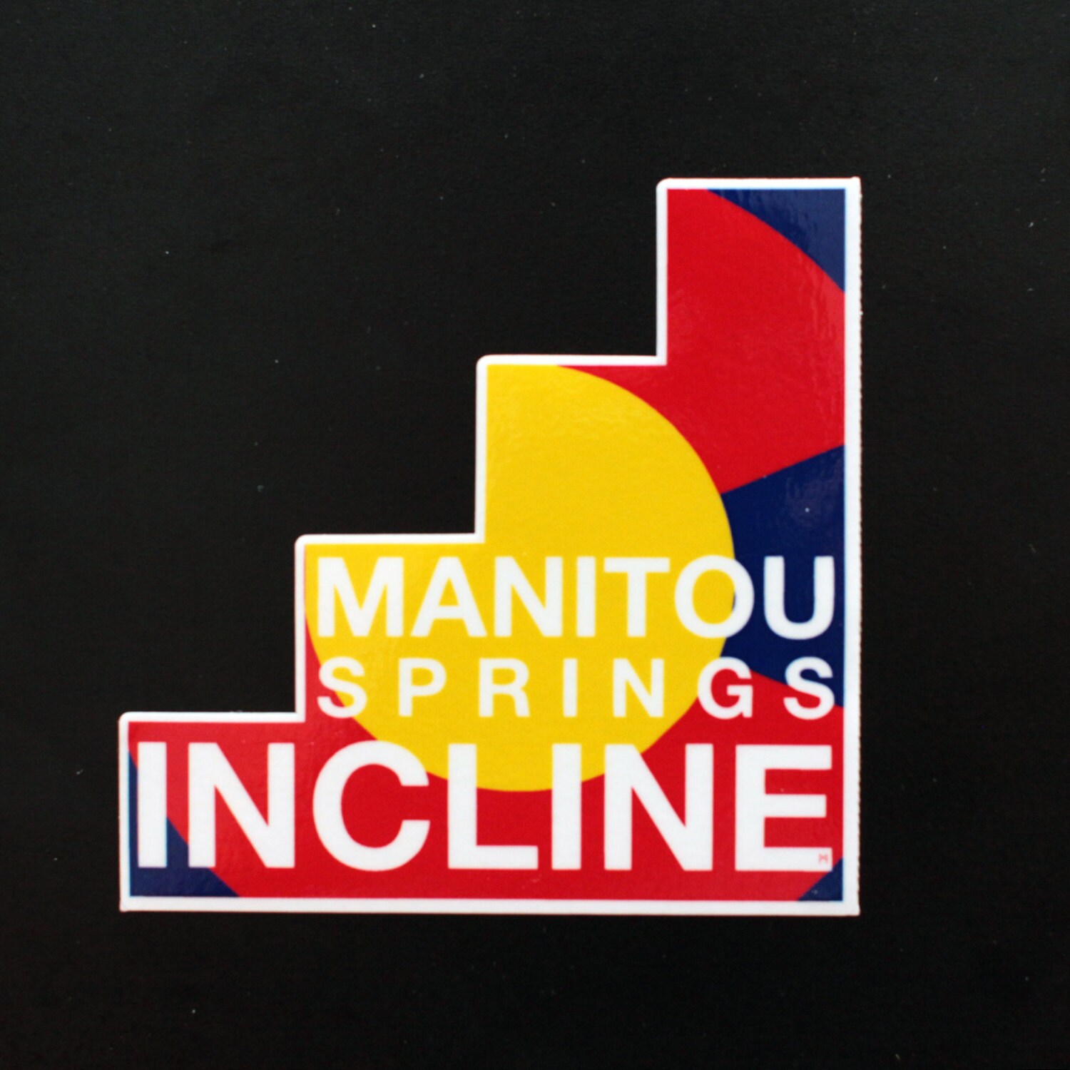 Manitou Springs Incline Sticker Waterproof Travel Sticker | Etsy