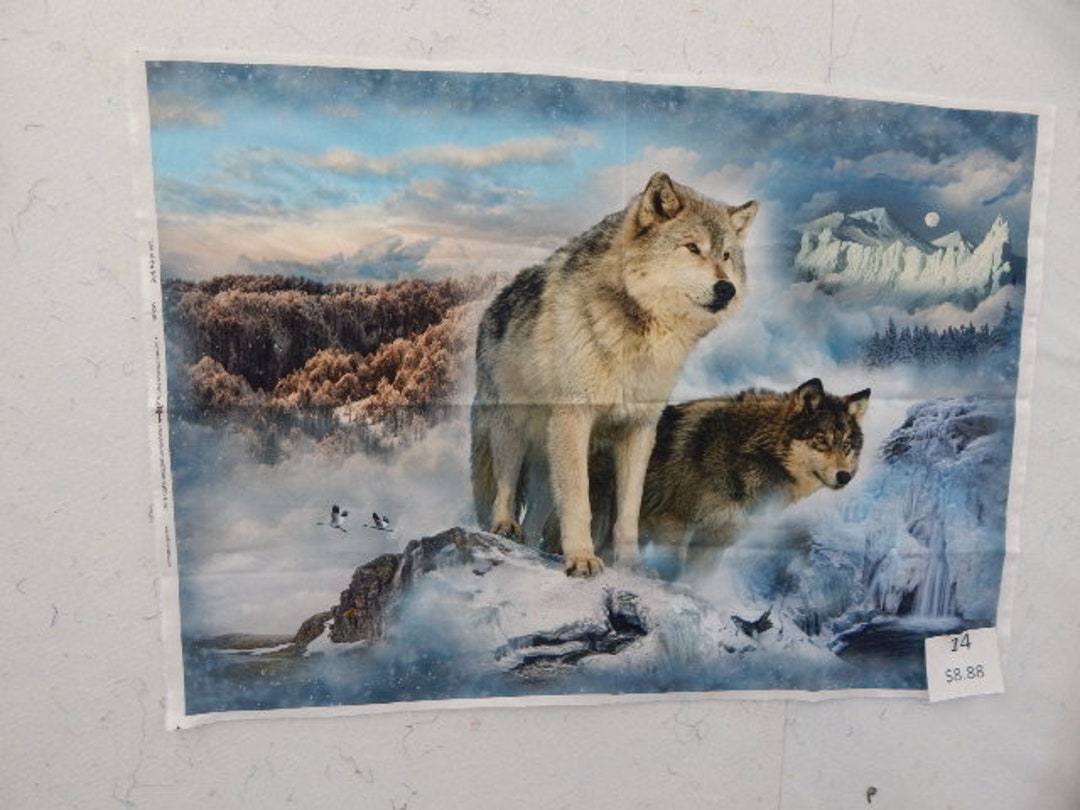 Wolf Panel 36 X45 - Etsy