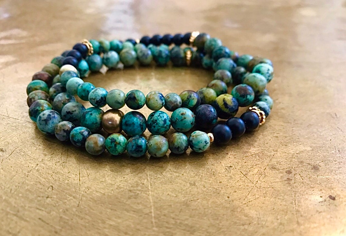 Fine Stone Necklace Healing Stone Necklace Turquoise - Etsy