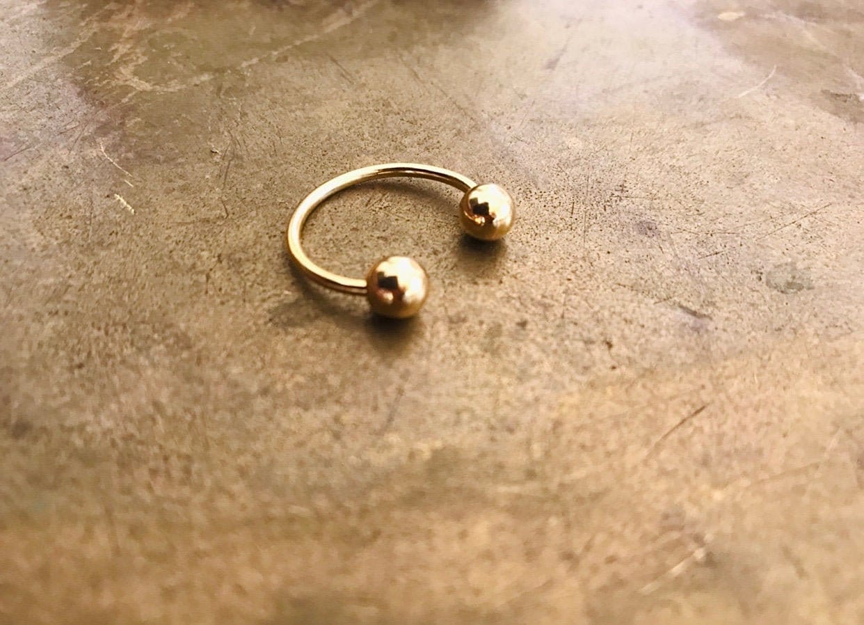 Adjustable Ring Open Ring Ball Ring Gold Ring for Women - Etsy