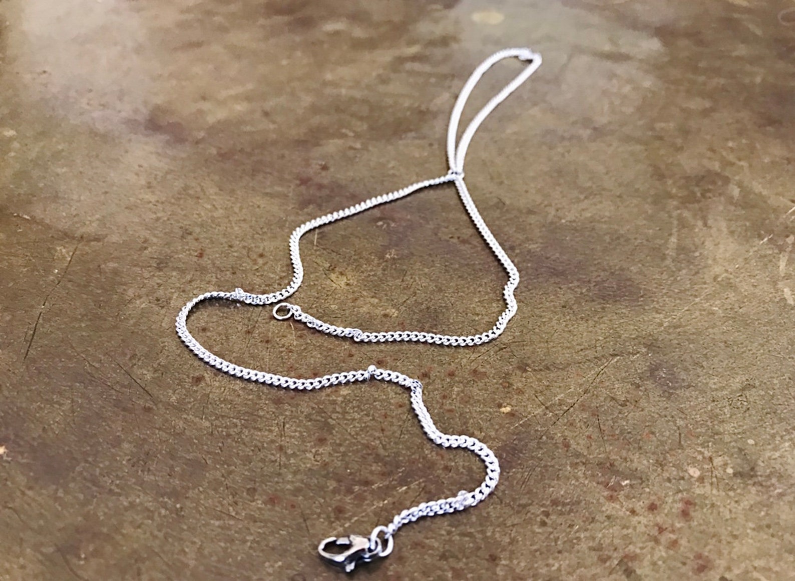 Silver Hand Bracelet Ring Bracelet Ring Chain Bracelet Hand - Etsy