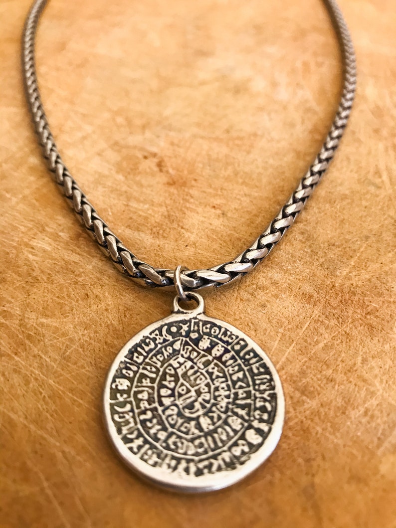 Silver Chain Necklace Black Silver Necklace Unique Silver | Etsy