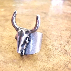 Bull Ring, Head Ring, Unique Tribal Ring, Animal Jewelry, Animal Ring ...