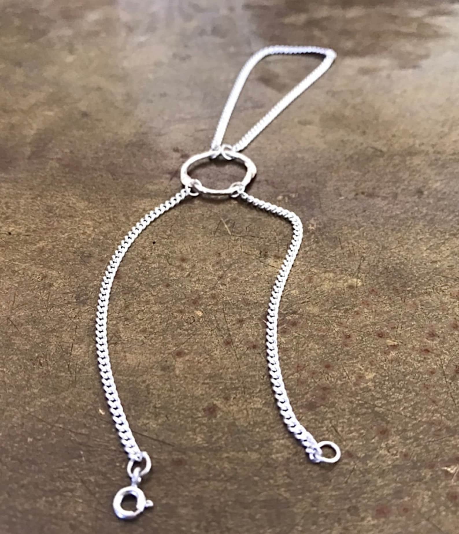 Ring Bracelet, Ring Chain Bracelet, Hand Bracelet, Slave Bracelet, Boho ...