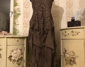 Dark Tattered Dress - Etsy