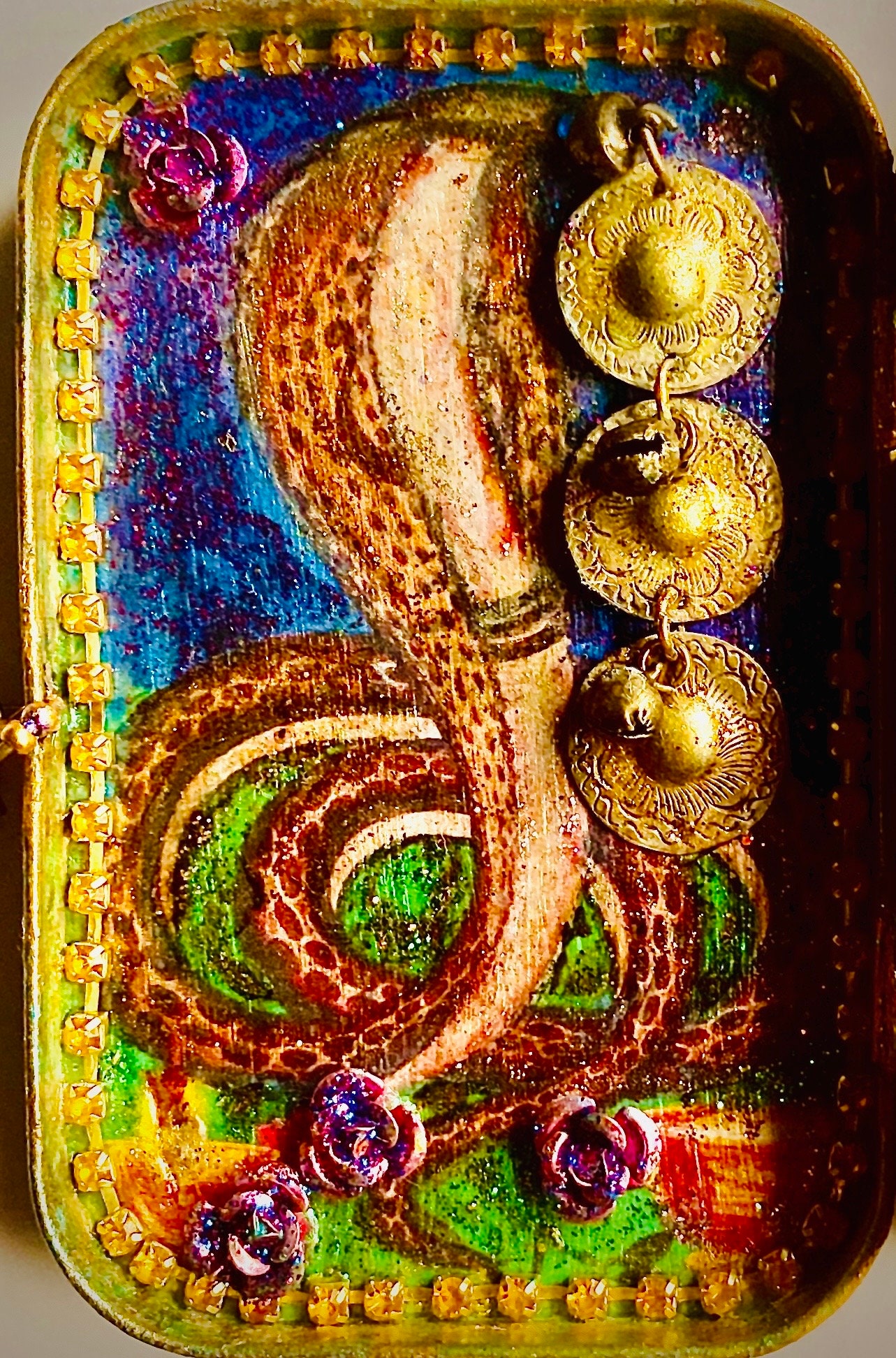 SOLD - Request Custom Order Lord Shiva Altered Altoid Tin Travel Shrine ...