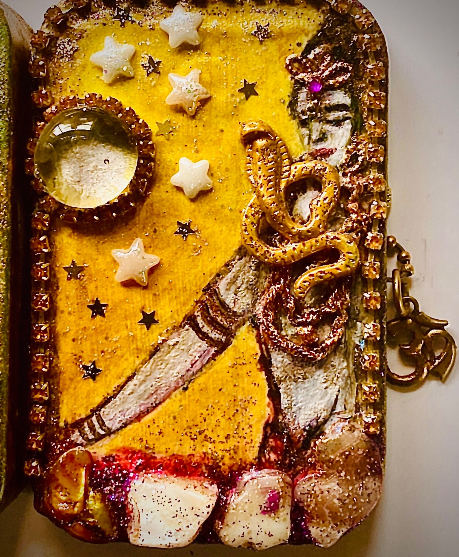 SOLD - Request Custom Order Lord Shiva Altered Altoid Tin Travel Shrine ...