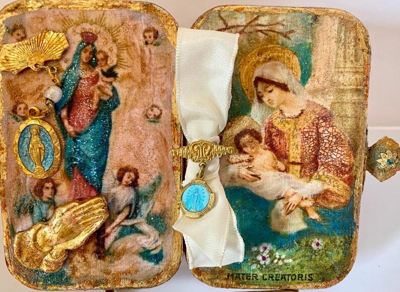 Request Custom Order Catholic Blessed Mother Mary Altered - Etsy