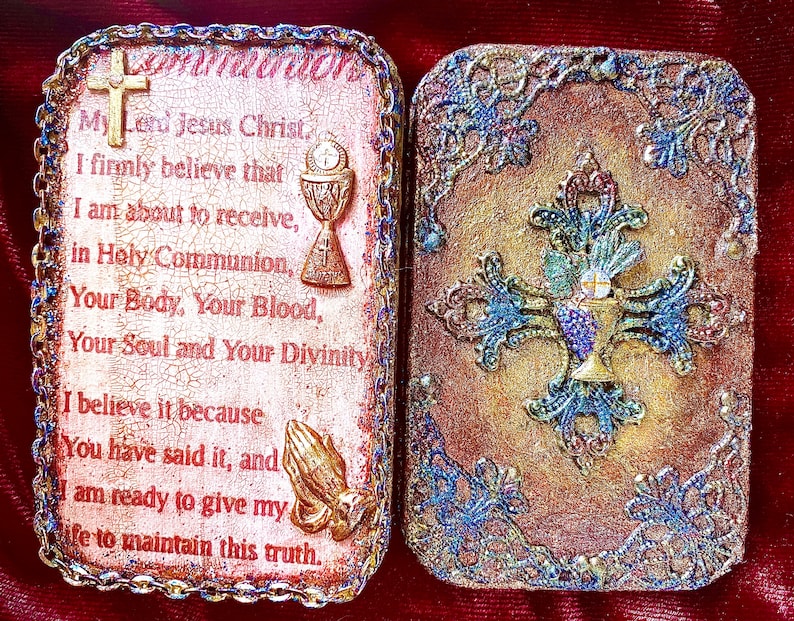 Request Custom Order Catholic First Holy Communion Shrine - Etsy