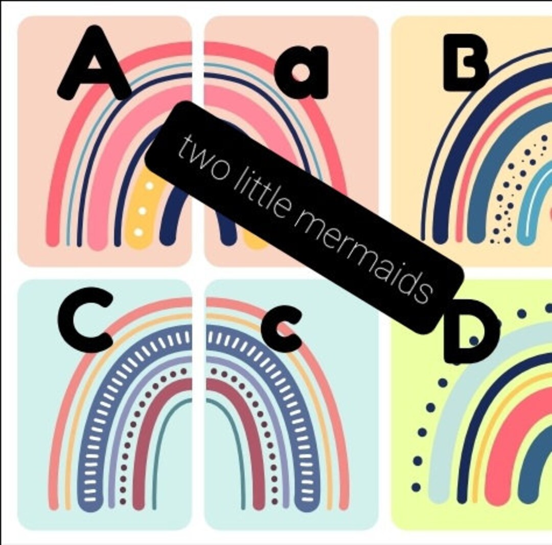 PRINTABLE - Alphabet Cards - Matching Game - Learning - Education ...