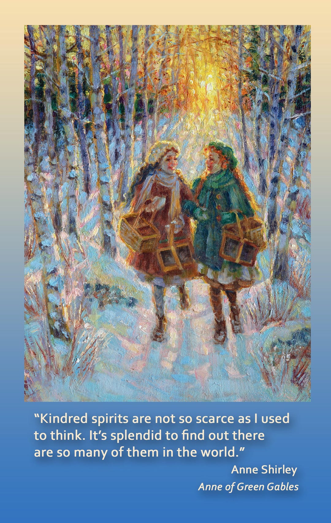 10 Anne of Green Gables Greeting Cards W/impressionist Oil Portraits of ...