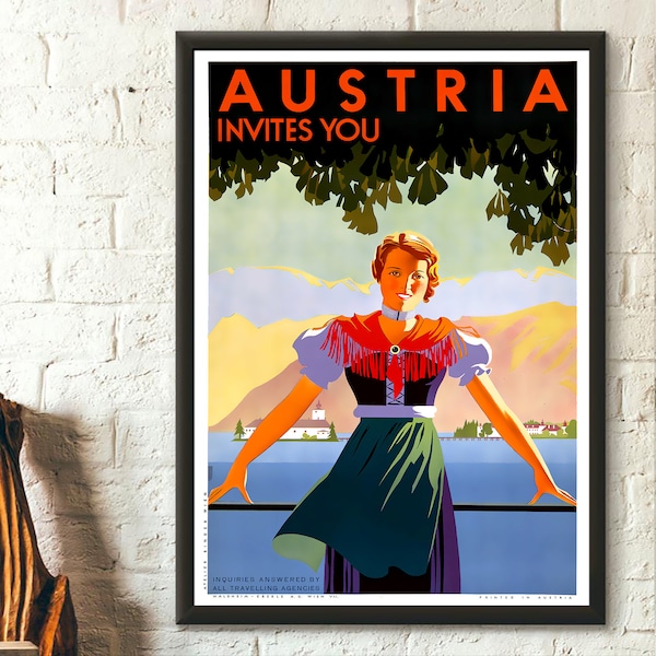Austrian Poster - Etsy