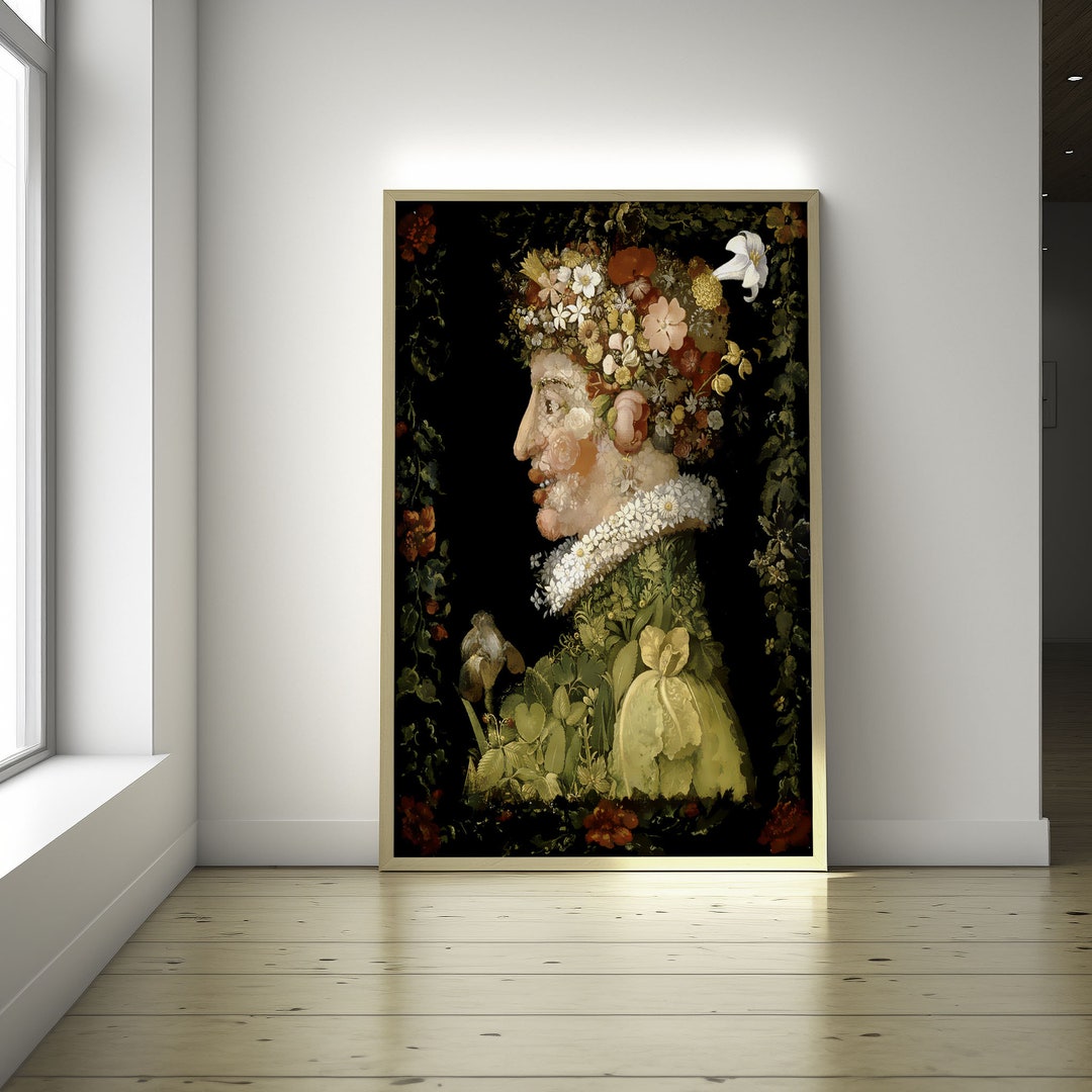 Vegetable Print spring by G. Arcimboldo 1573 - Etsy
