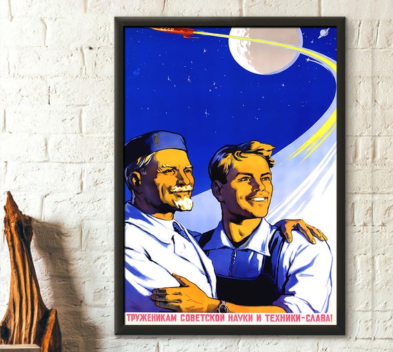 Soviet Worker Poster