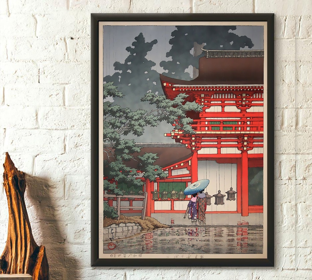 The Kasuga Shrine in Nara Kawase Hasui Print Japanese Print Ukiyo-e ...