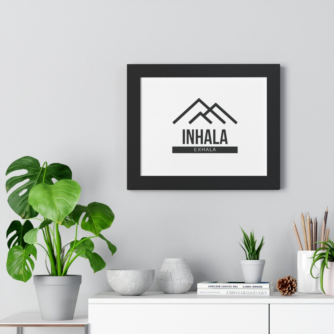 Inhala Exhala Inhale Exhale Wall Art Arte De Pared - Etsy
