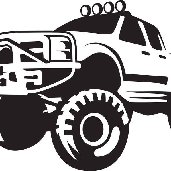 Mud Truck Svg - Etsy