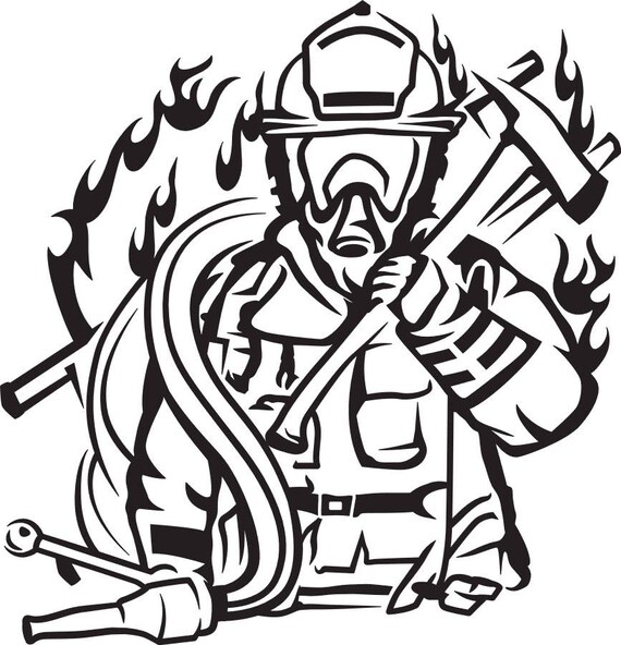 MR. FIREMAN SVG | Etsy