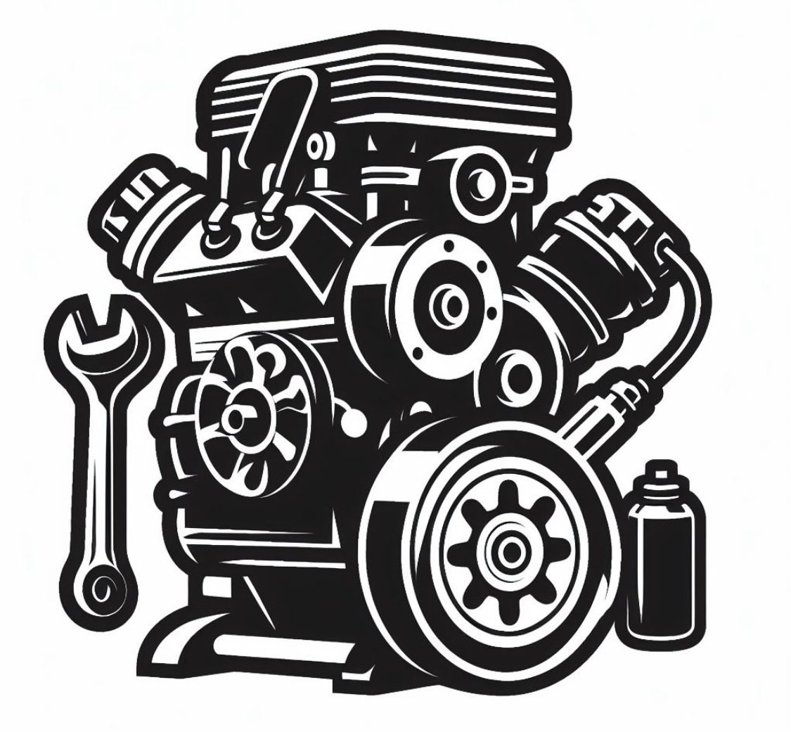Car Engine SVG - Etsy