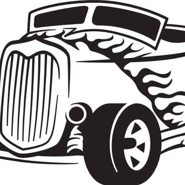 Hot Rod Svg - Etsy New Zealand