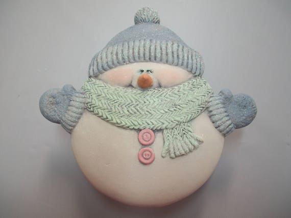 Ceramic Snowman Trinket Box Christmas Decoration | Etsy