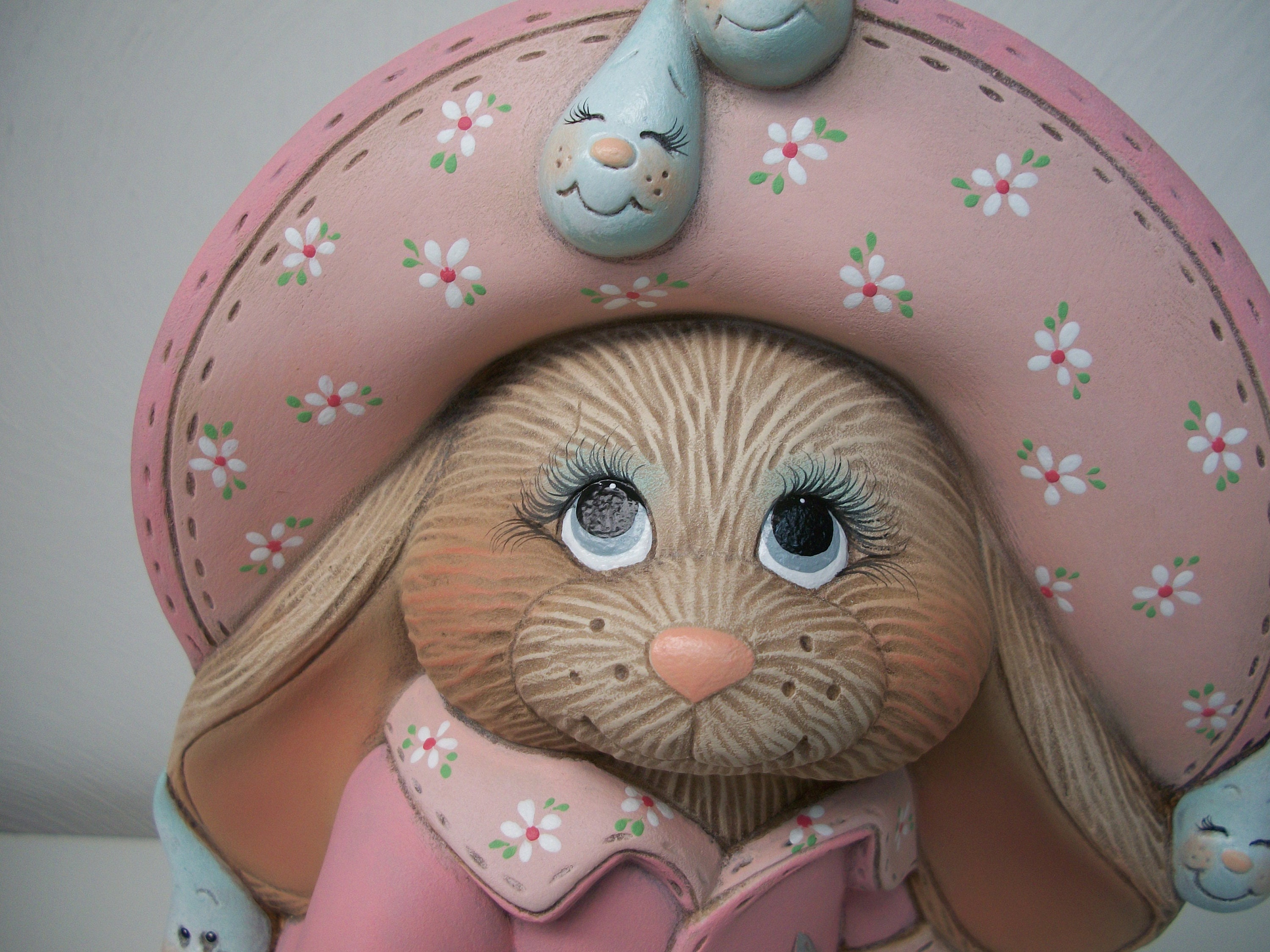 Ceramic Easter Bunny Raindrop Puddle Bunny Easter Decoration - Etsy