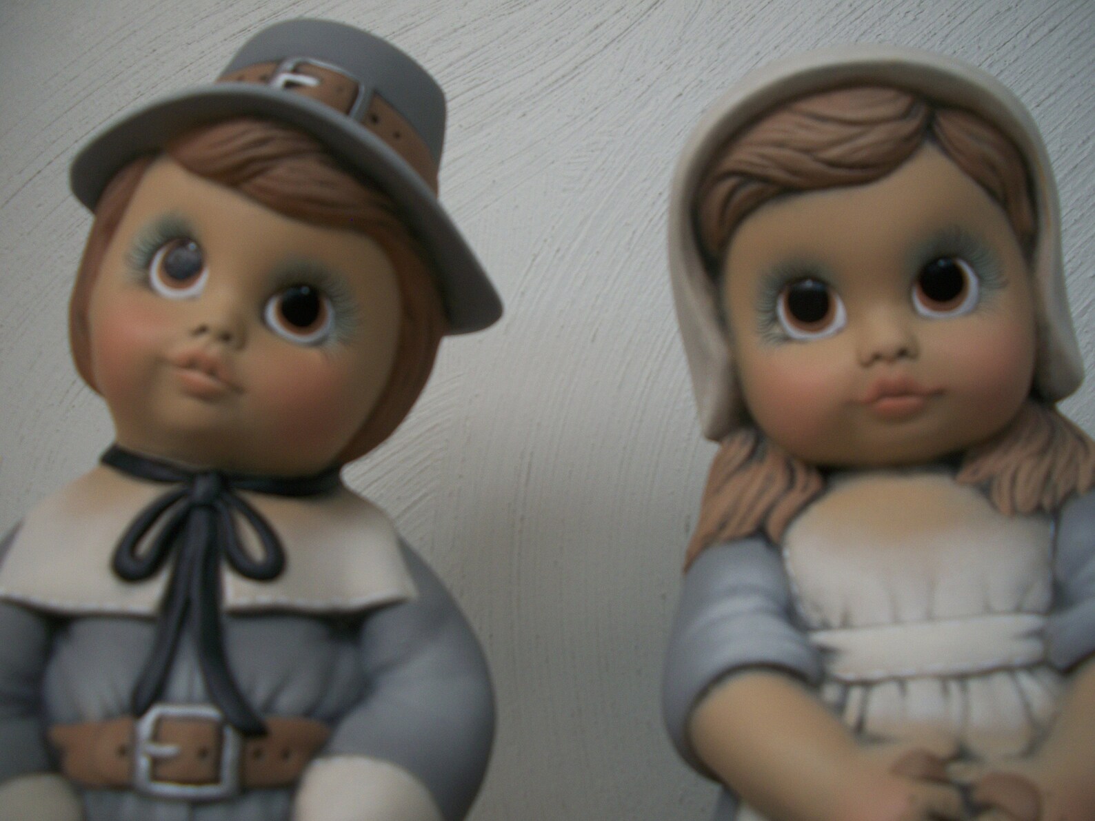 Ceramic Thanksgiving Pilgrims,turkey Complete Set Thanksgiving ...