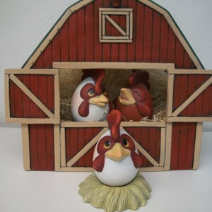 Ceramic Country Barn Novelty Container,basket - Etsy