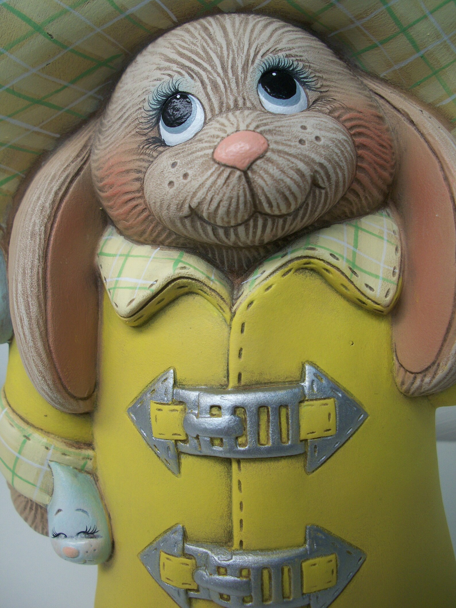 Ceramic Easter bunny raindrop puddle bunny Easter decoration | Etsy