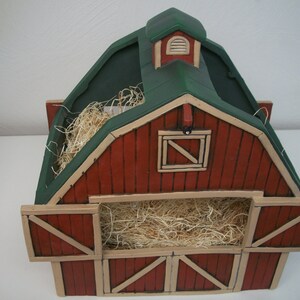 Ceramic Country Barn Novelty Container,basket - Etsy