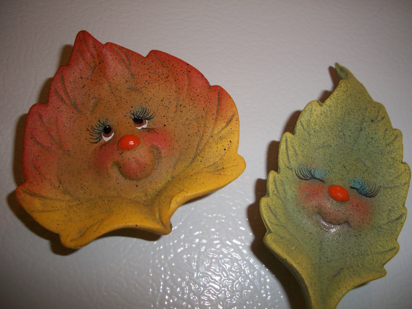 Ceramic Fall Leaf Refrigerator Magnetsset of 8 Halloweenfall | Etsy