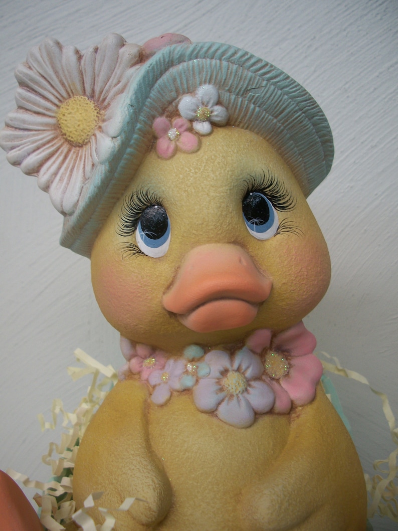 Ceramic Easter Duck Sitting Inside Cracked Easter Egg on - Etsy