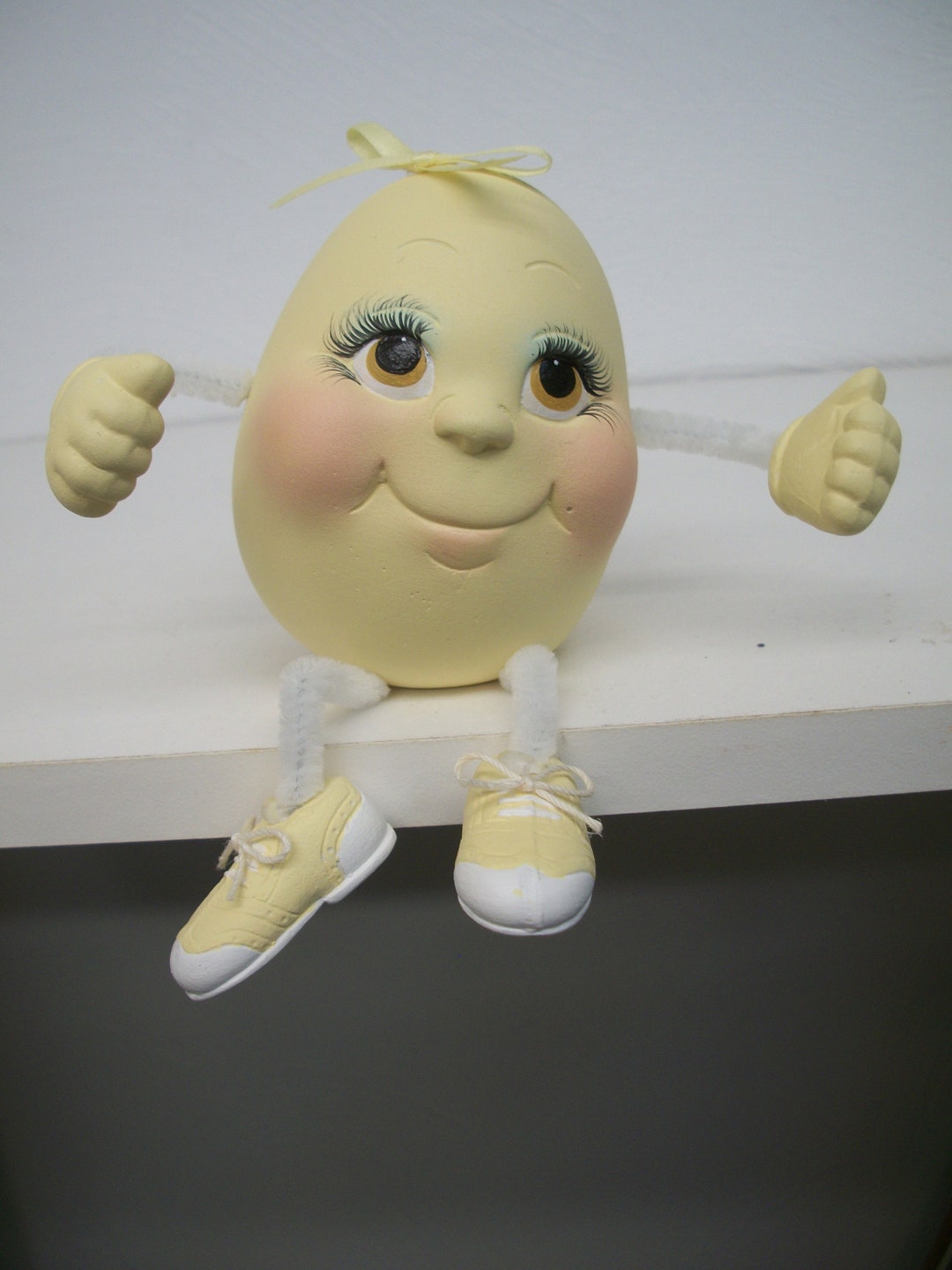 Ceramic Easter Egg Noggin Second Edition Yellow - Etsy